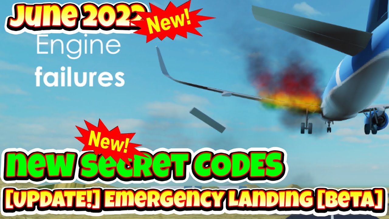 2022 ALL SECRET CODES Roblox [UPDATE!] Emergency Landing [Beta], NEW ...