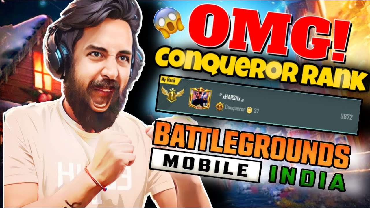 CONQUEROR DAY 7🔥| CONQUEROR RANK PUSH | BGMI LIVE | BGMI ...