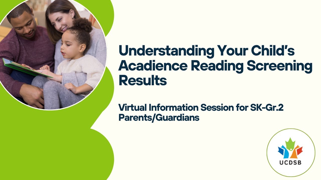 Understanding Your Child's Acadience Screening Results - YouTube