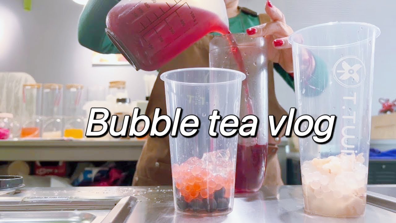 Bubble tea vlog - YouTube