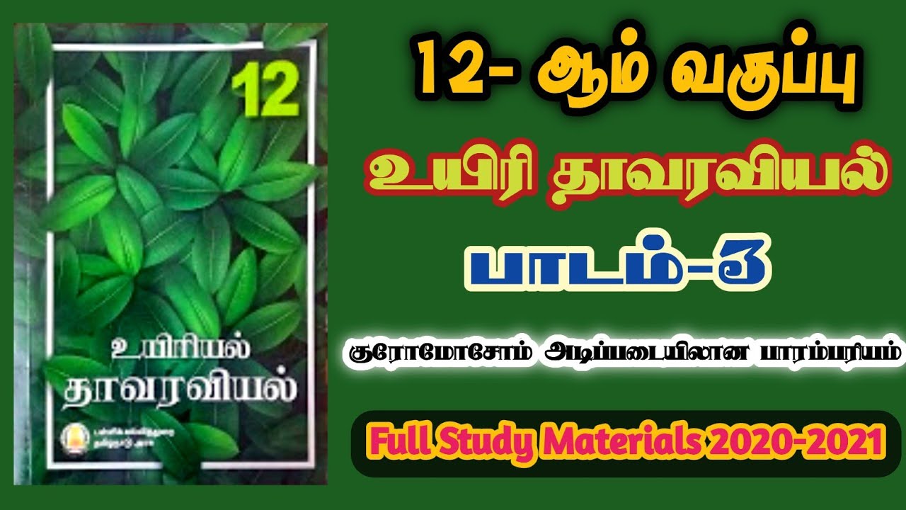 12th Std Bio Botany Chapter 3 Full Study Materials New Edition 12th-std-bio-botany-chapter-3-full-study-materials-new-edition