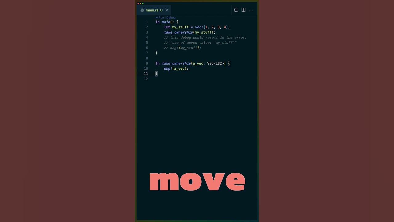 What is Ownership in Rustlang - YouTube
