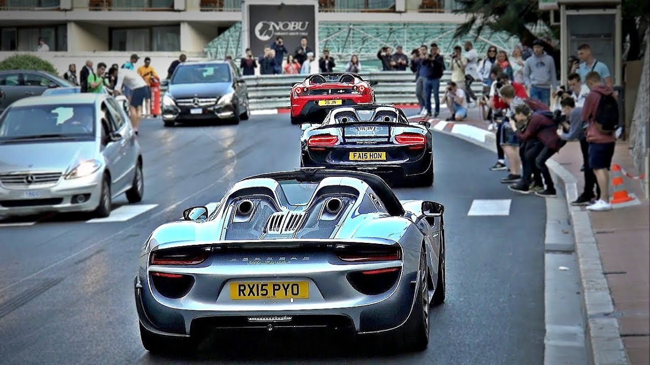 Supercars are everywhere in Monaco! - YouTube