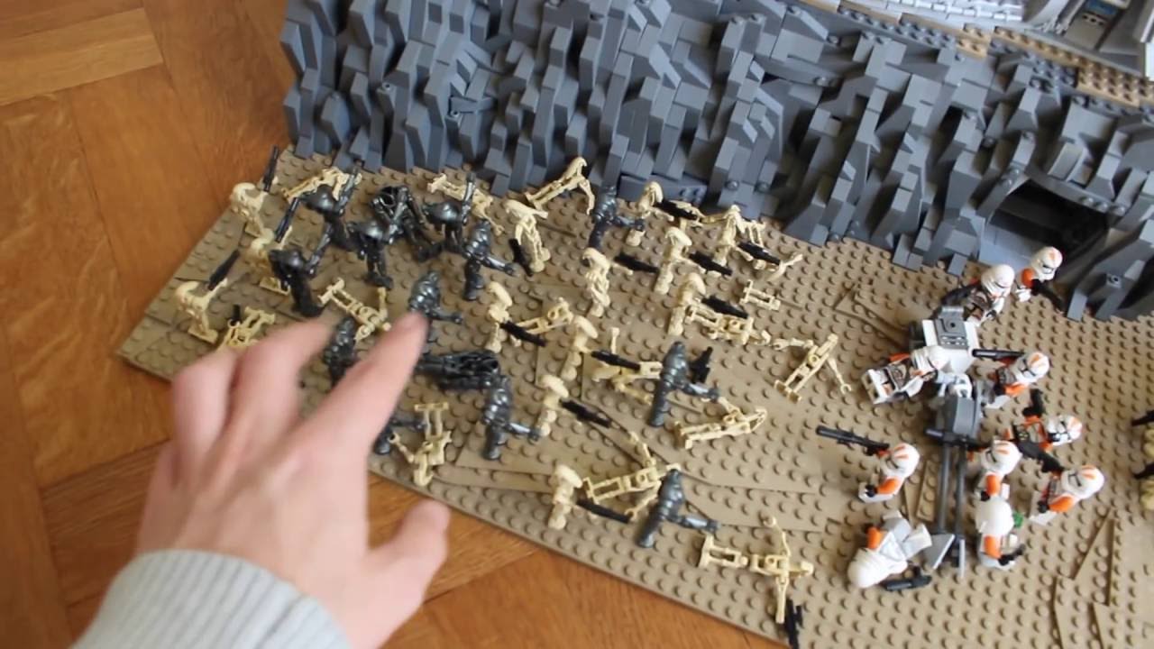 LEGO Star Wars Clone Wars Base on Utapau MOC - YouTube