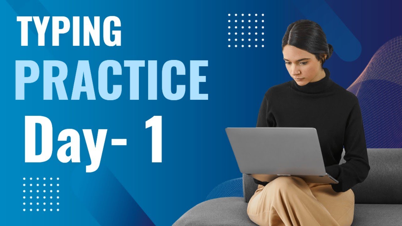 Typing practice Day - 1 // How to increase typing speed// #typing - YouTube