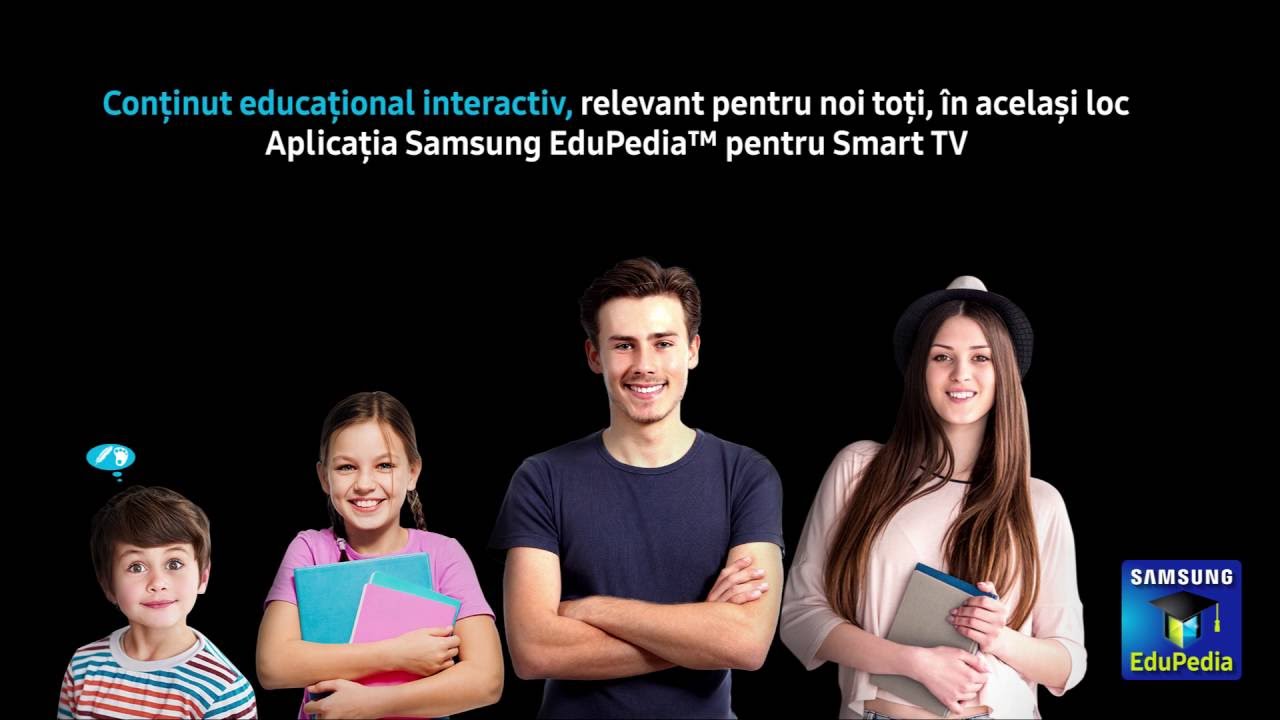 Tutorial Samsung EduPedia - aplicația care oferă conținut educațional pe Smart TV - YouTube
