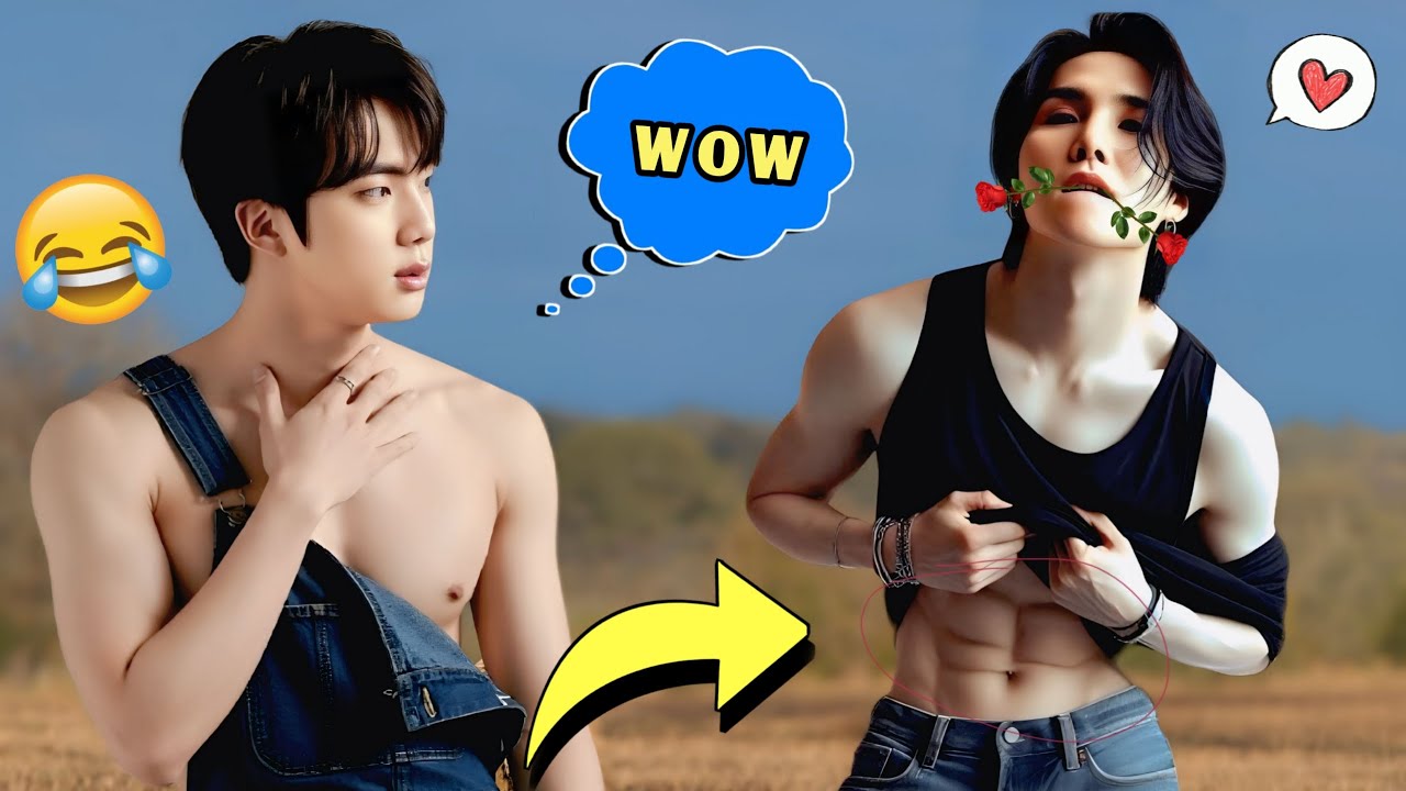 BTS Showing $exy Bodies 😲 (Attractive Muscles) - YouTube