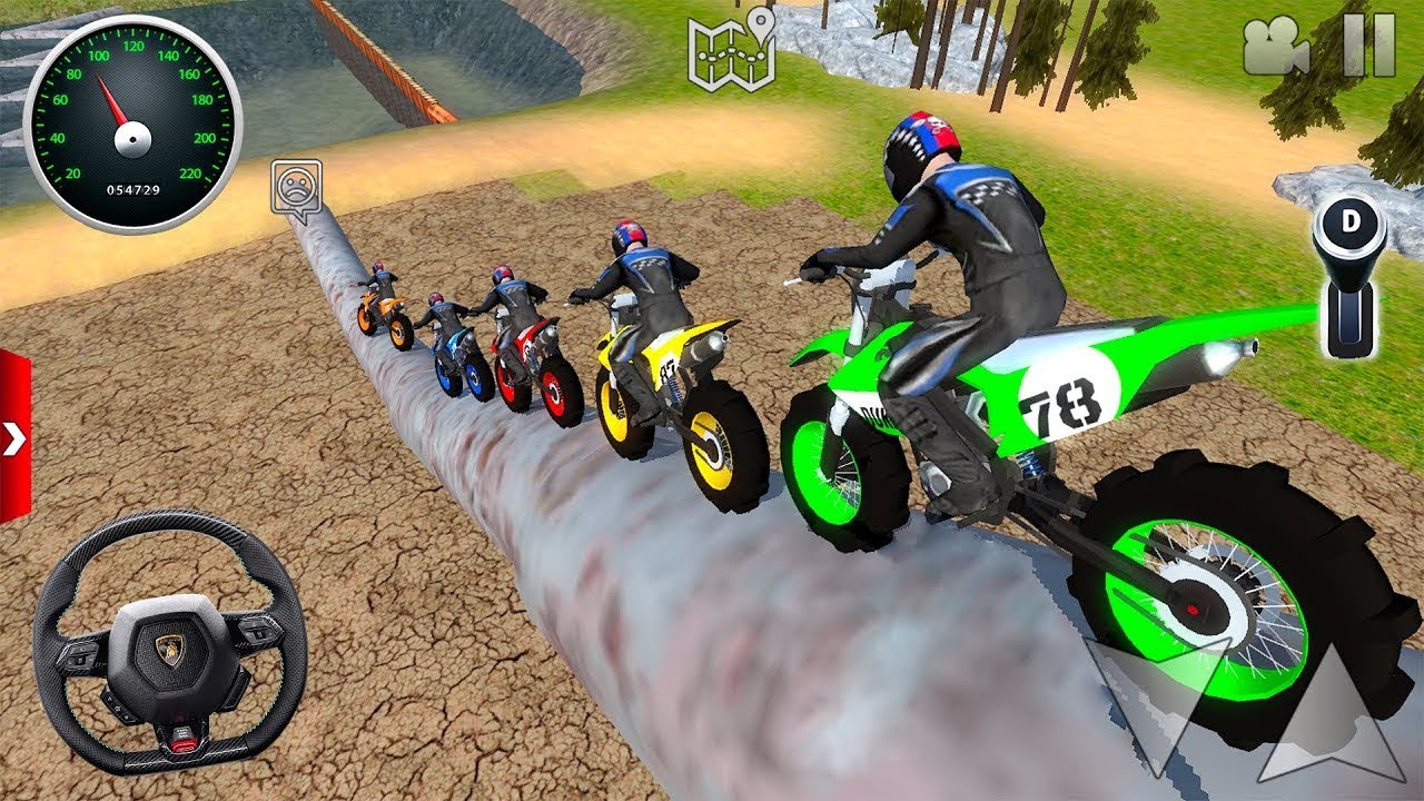 Extreme Bike Stunt Driving #3 - Motocross Dirt Bike Racing Simulator 3D ...