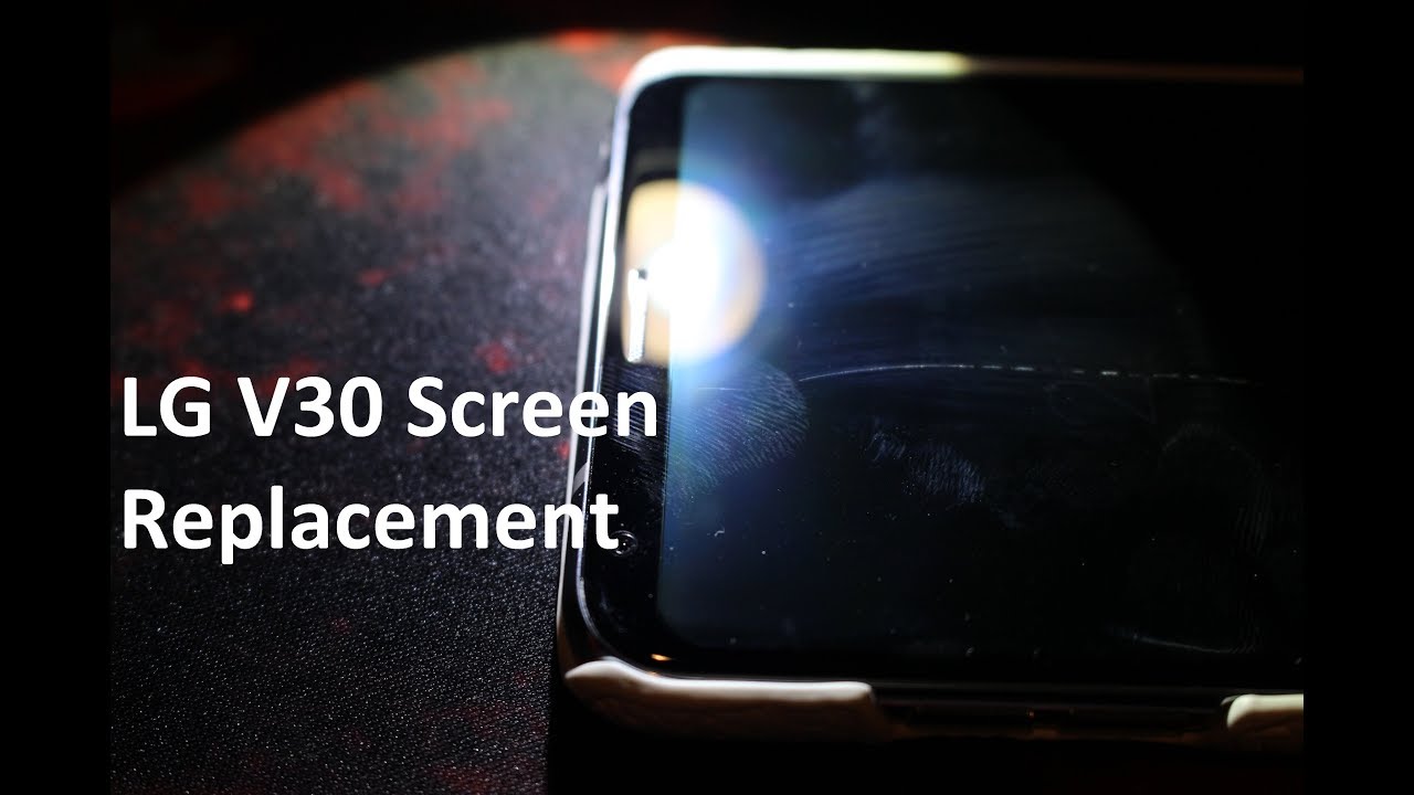 LG V30 Screen Repair Separating Screen from Frame - YouTube