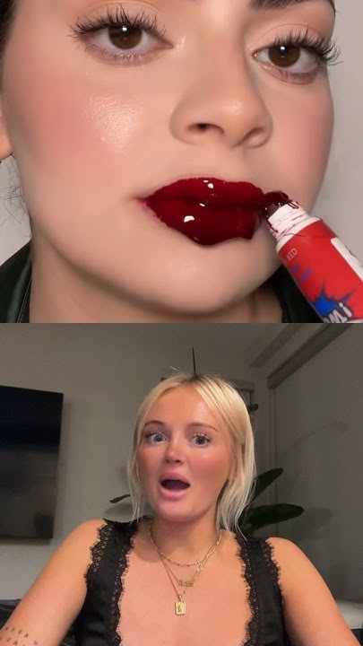 100 Layers Of Lip Tint… Ew The Peel Off At The End Creator