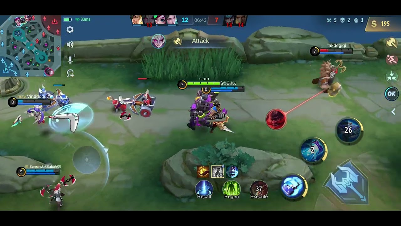 Most popular tank in mobile legend .tank. Johnson. - YouTube