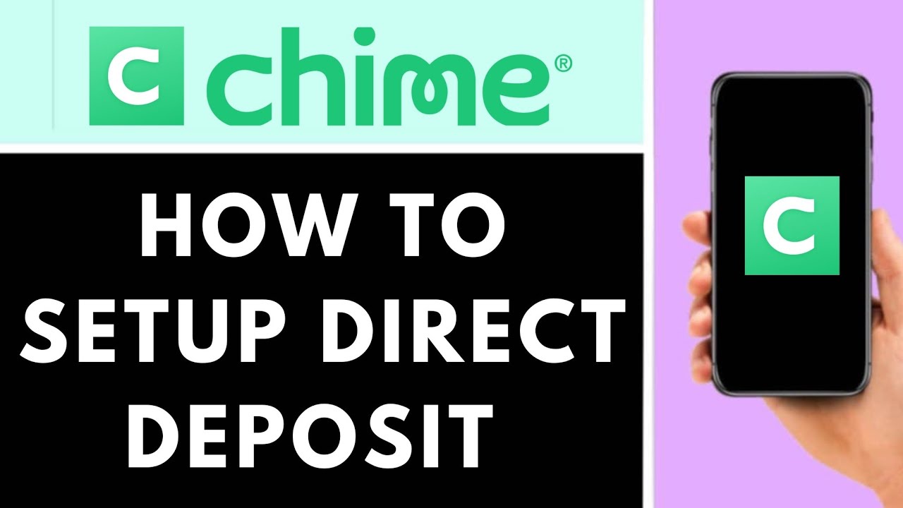 HOW TO SETUP DIRECT DEPOSIT ON CHIME | QUICK AND EASY GUIDE - YouTube