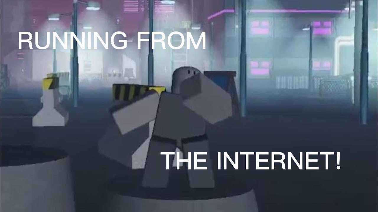 RUNNING FROM THE INTERNET! Roblox - YouTube