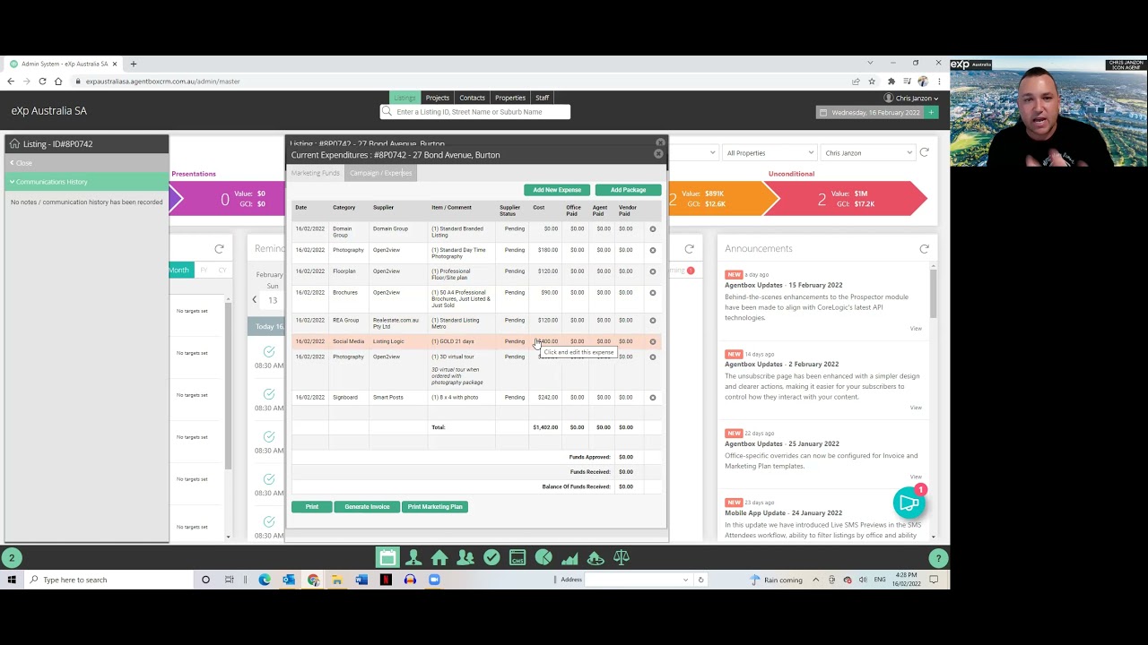 CREATING marketing packages in AGENTBOX - YouTube