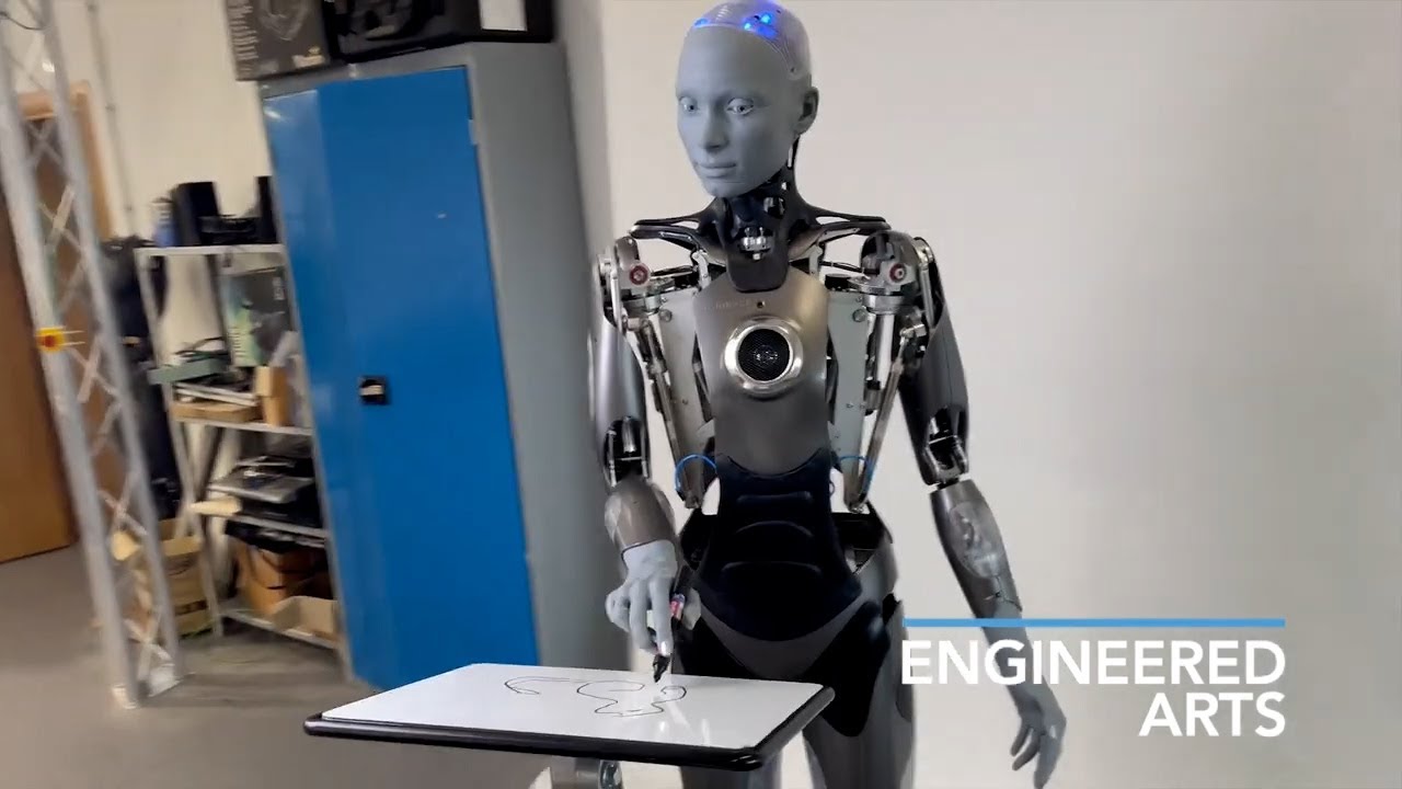 El robot humanoide más avanzado del mundo intentó dibujar un gato y ...