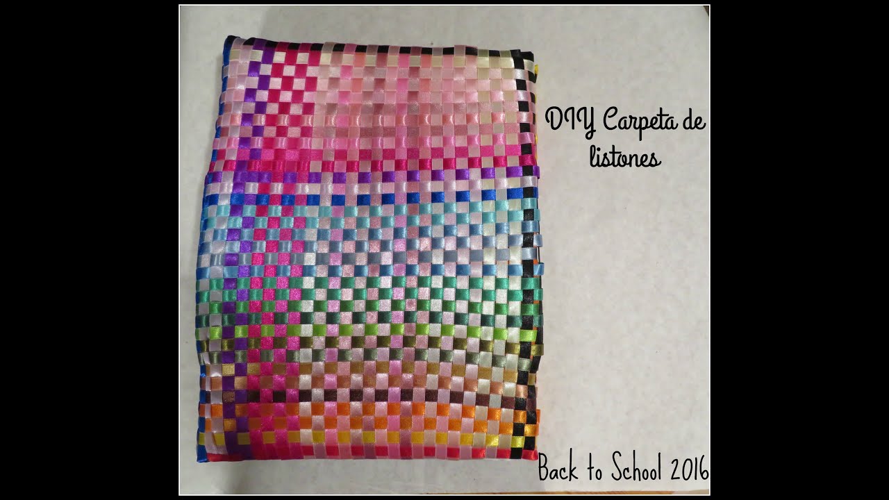DIY Carpeta de listones | Back To School 2016 | Still Creating - YouTube