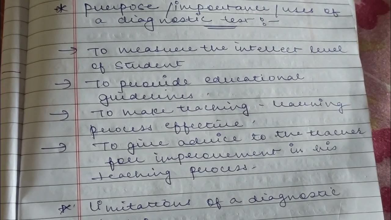 IMPORTANCE OF DIAGNOSTIC TEST LIMITATIONS OF DIAGNOSTIC TEST YouTube importance-of-diagnostic-test-limitations-of-diagnostic-test-youtube