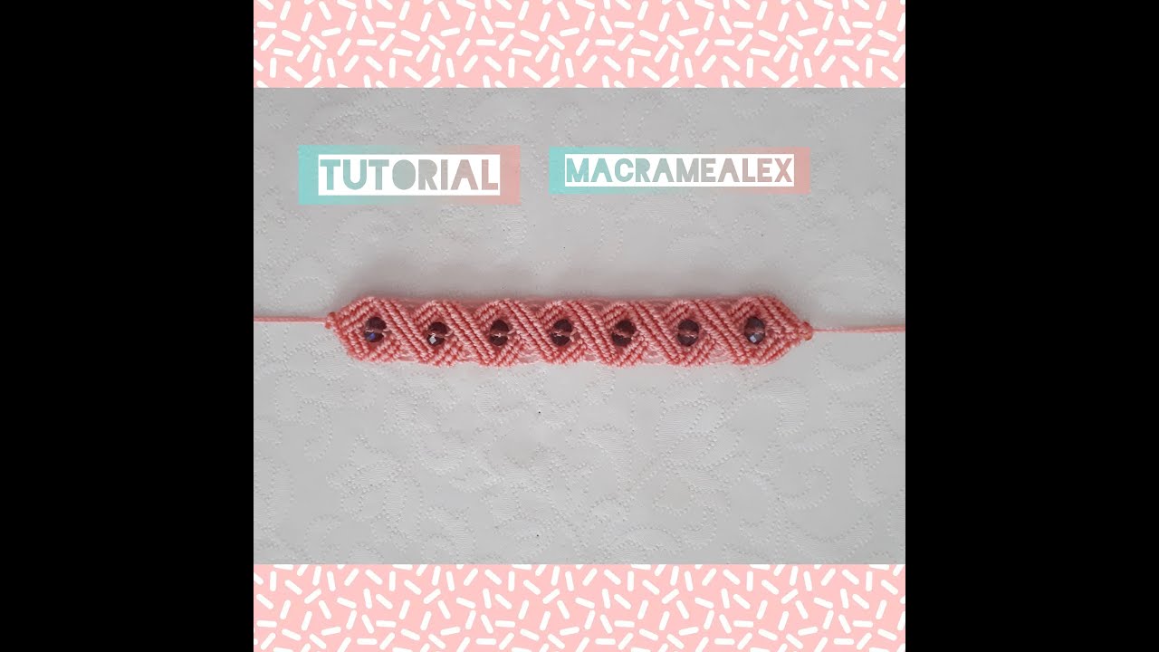 Easy Wavy macrame zigzag bracelet tutorial #macrame #bracelet #diy # ...