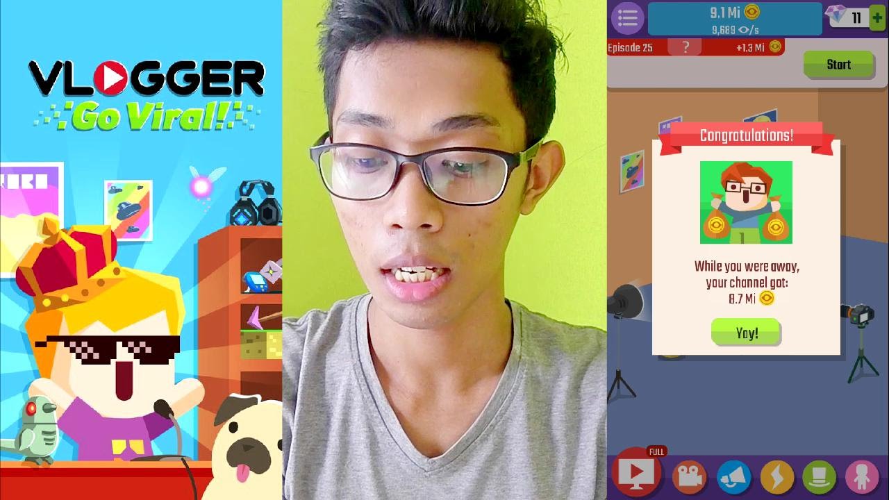 Vloggers Go Viral #3 | Dapat VR Hat | Indonesia IOS/Android Gameplay ...