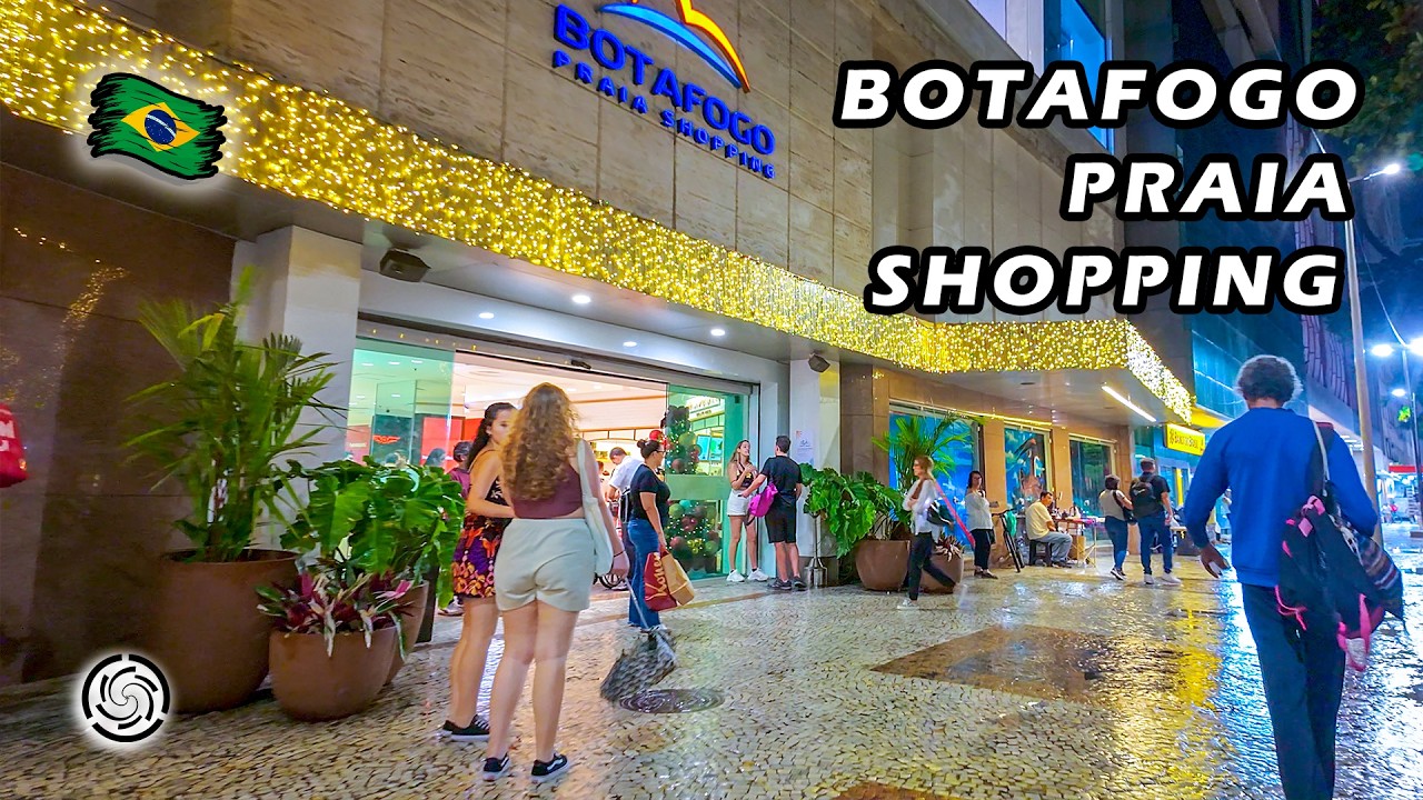 Caminhando no BOTAFOGO PRAIA SHOPPING — Rio de Janeiro 🇧🇷 Brasil — 2024 ...