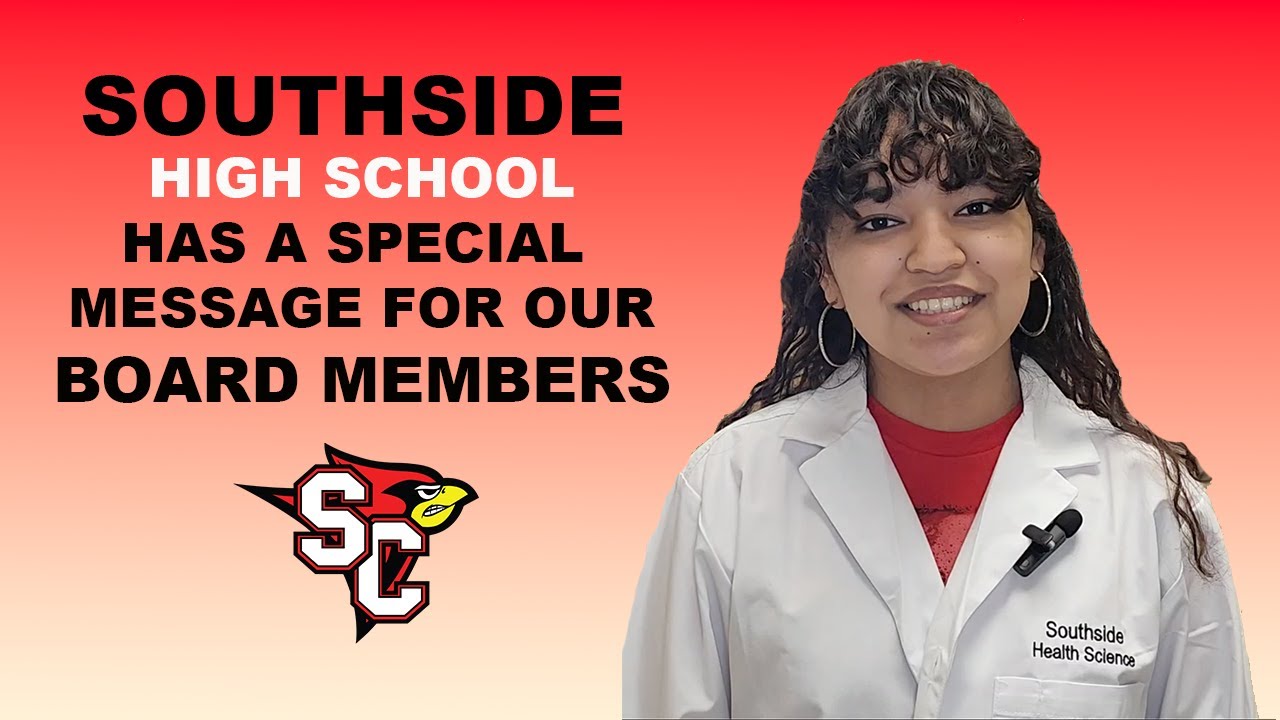 Southside ISD - Here is a special message from Southside High School to ...