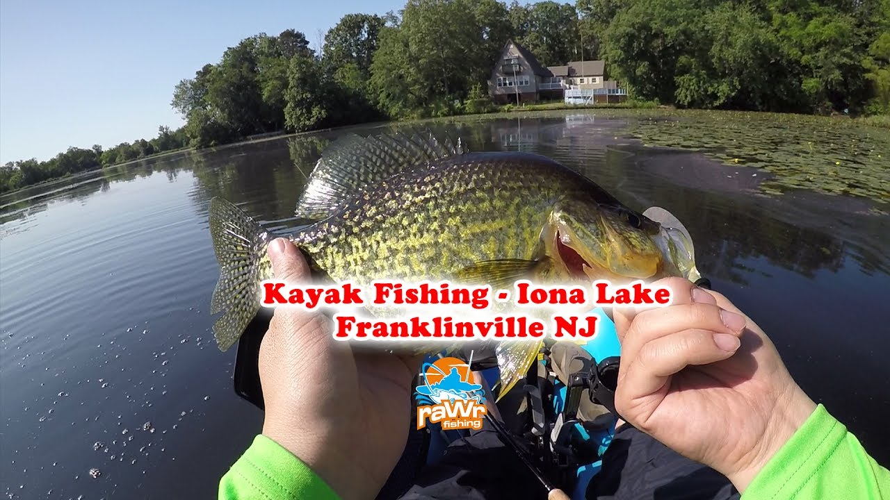 Kayak Fishing Lake Iona - Franklinville NJ - May 2017 - YouTube