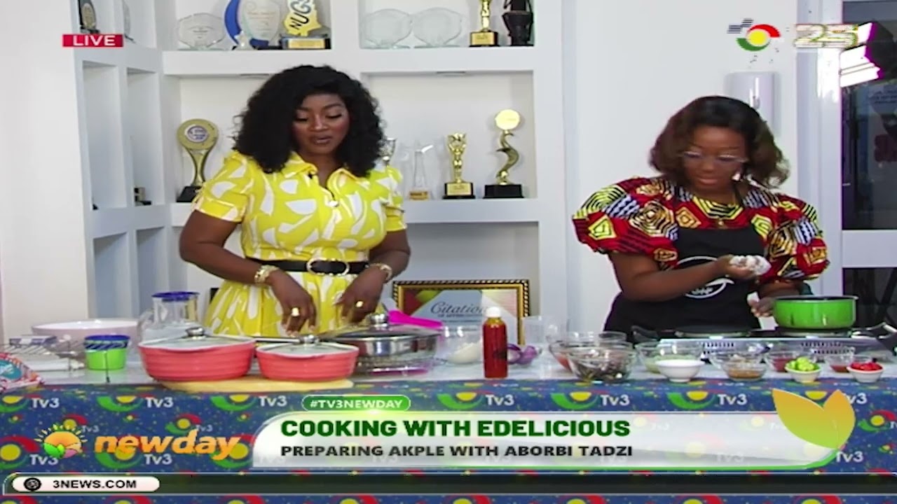How To Prepare Akple with Abordi Tadzi - YouTube