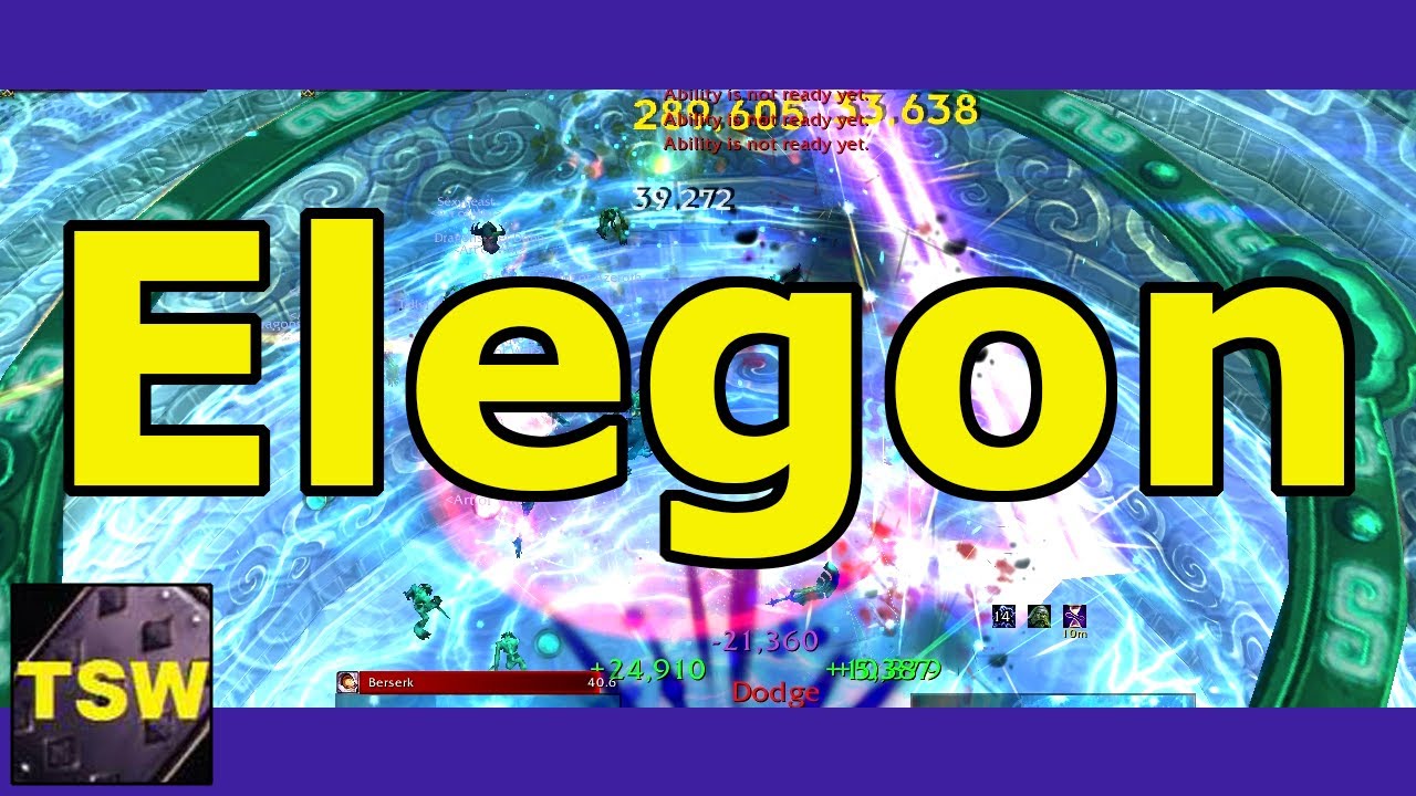 Elegon Raid Guide Protection Warrior Tank PoV by Tsw - YouTube