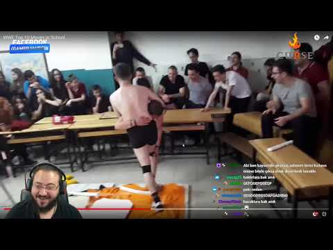 jahrein turk liseli smackdown kurgusunu izliyor