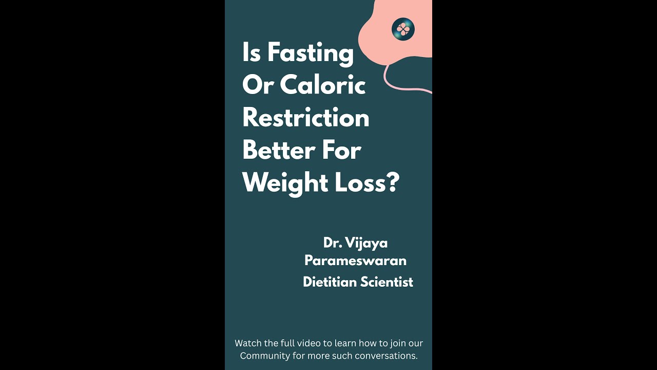 Is Fasting Or Caloric Restriction Better For Weight Loss - YouTube