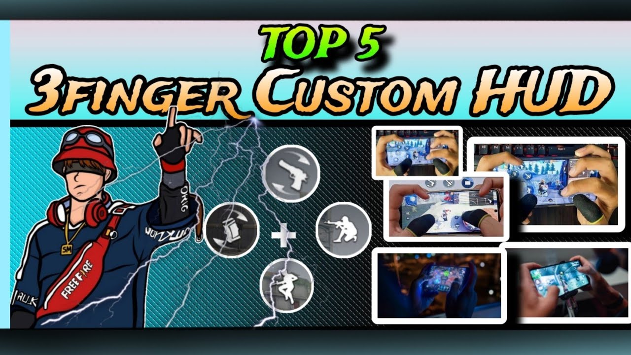Top 5 Custom Hud Of Fastest 3 Finger Players 🤯 | Best 3 Finger Custom ...