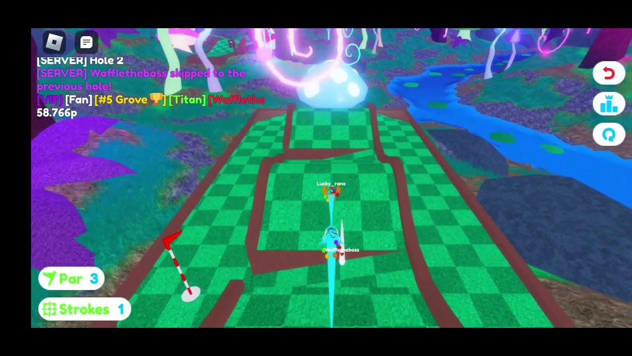 Super Golf Grove hole 2 donk - YouTube