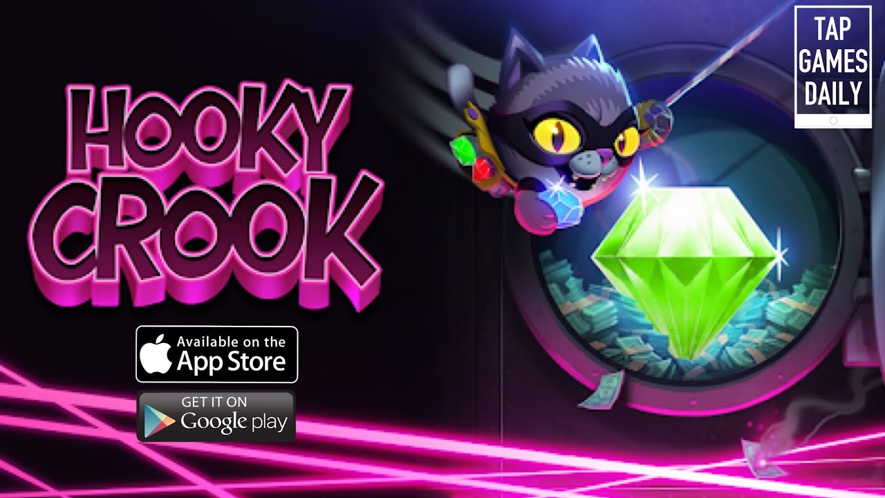 HOOKY CROOK - NEW FREE GAME - iOS | ANDROID - YouTube
