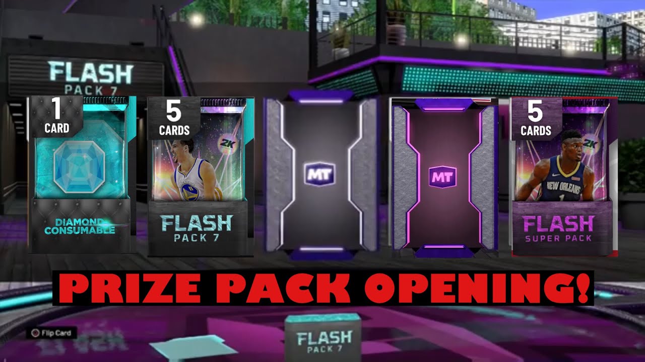 *PRIZE PACK & FLASH PACK 7* PACK OPENING! ( NBA 2K20 MYTEAM ) - YouTube