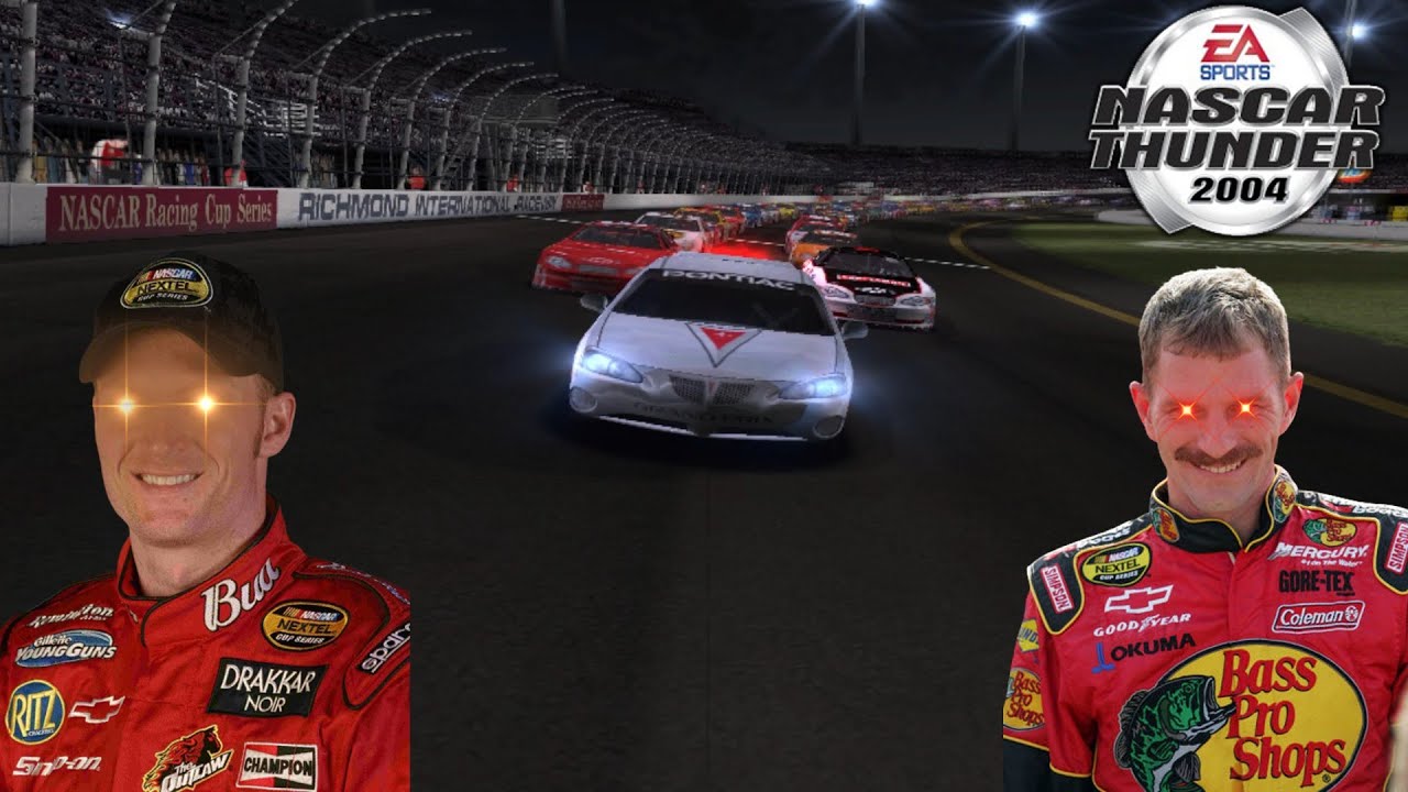 STARTING FRONT ROW WITH JUNIOR | Kerry Earnhardt NASCAR Thunder 2004 ...