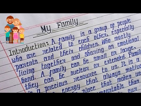 My Family Essay Writing | Essay on My Family in English | My Family ...
