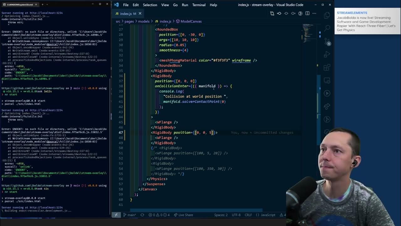 React Three Rapier | Make Things Hit A Surface - YouTube