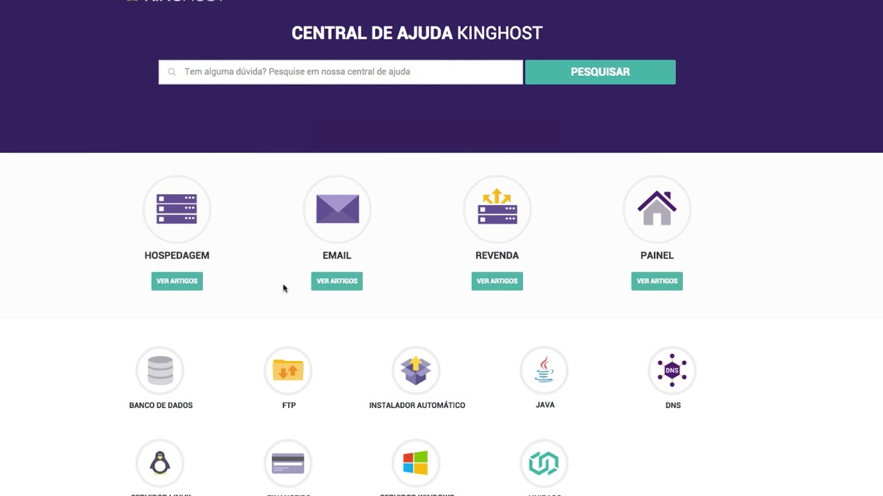 Painel de Controle da KingHost - YouTube