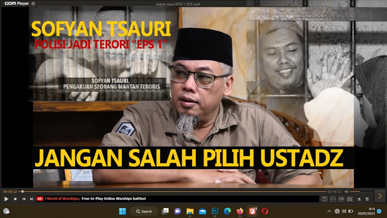 SOFYAN TSAURI POLISI JADI TERORIS EPS 1 "JANGAN SALAH PILIH USTADZ" - YouTube