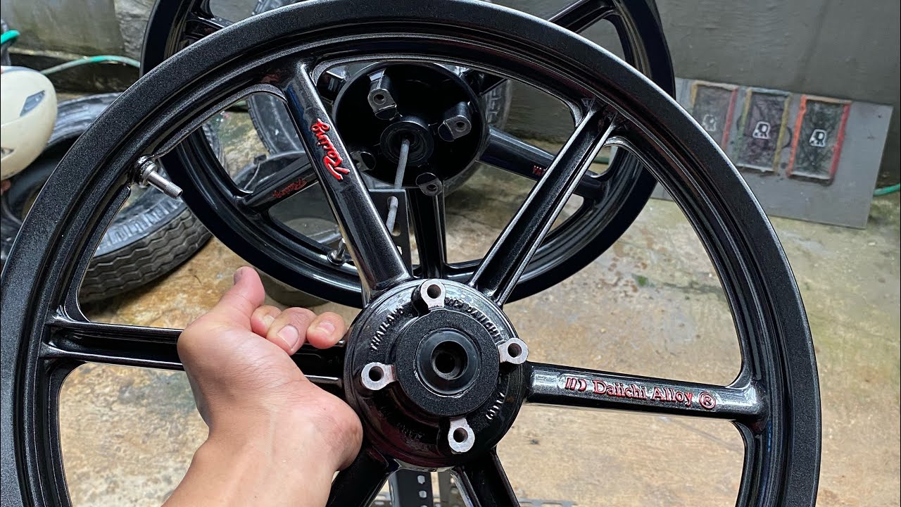 Cat velg daichi alloy black chrome - YouTube