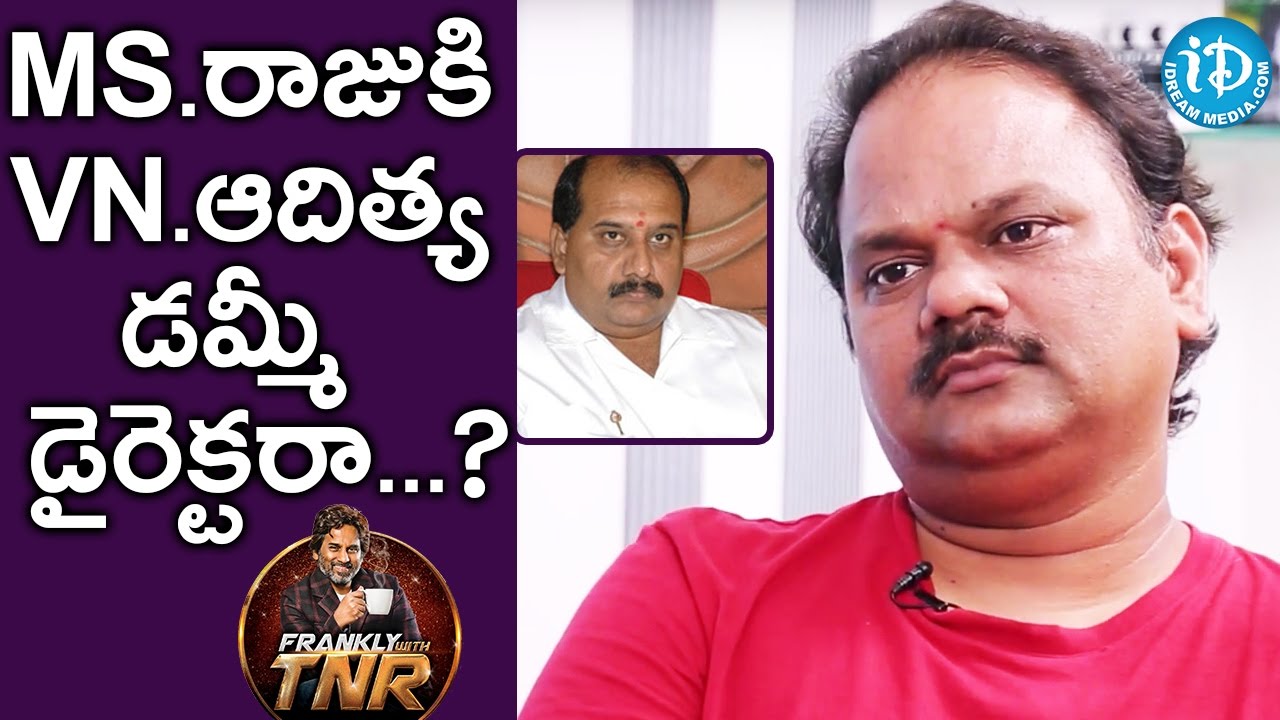 V N Aditya Clarifies A Rumour On Him || Frankly With TNR || Talking ...