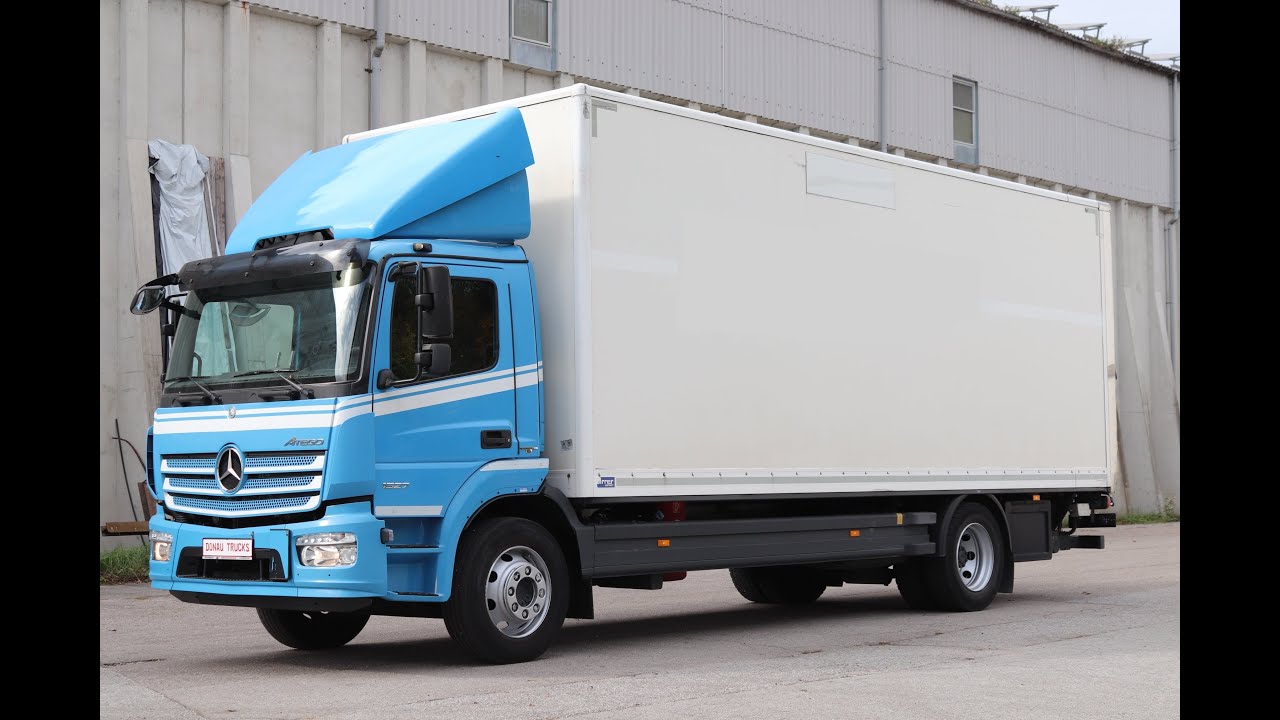 Mercedes-Benz Atego 1527 Koffer Lkw/box truck - YouTube