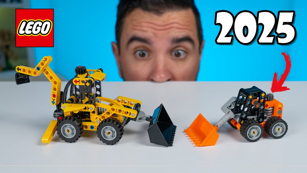LEGO Technic 42197 Backhoe Loader és 30710 Skid-Steer Loader - YouTube