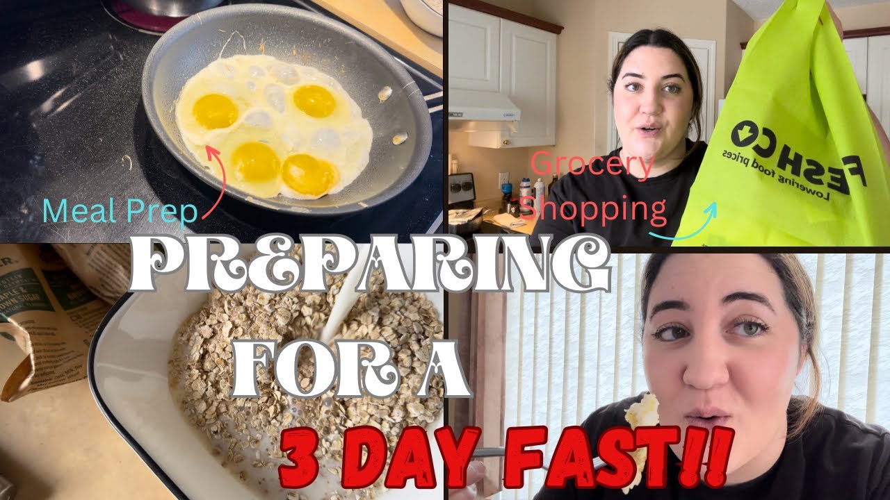 Prepare for a 3 day FAST WITH ME!! - YouTube