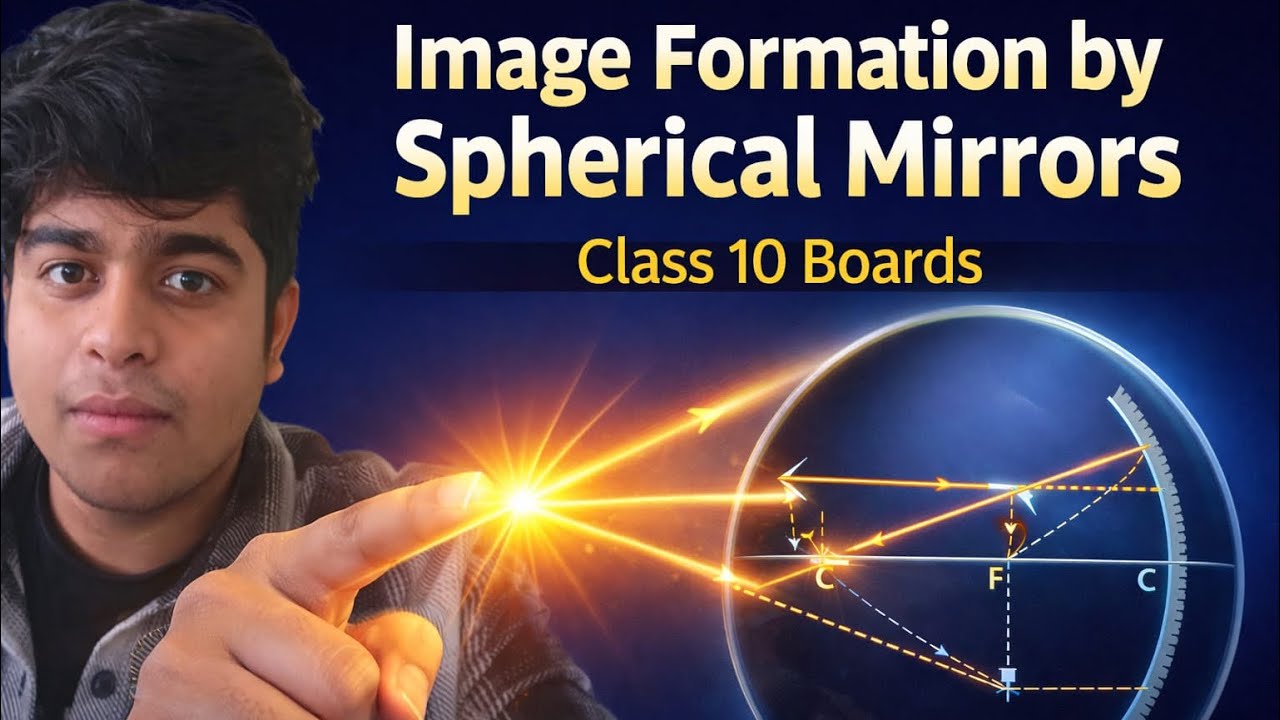 Image Formation by Spherical Mirrors | Full Concept + Ray Diagrams ...