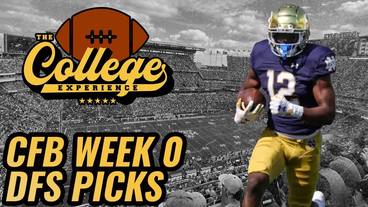 Week Zero College Football DFS Preview & Picks | The College Football ...