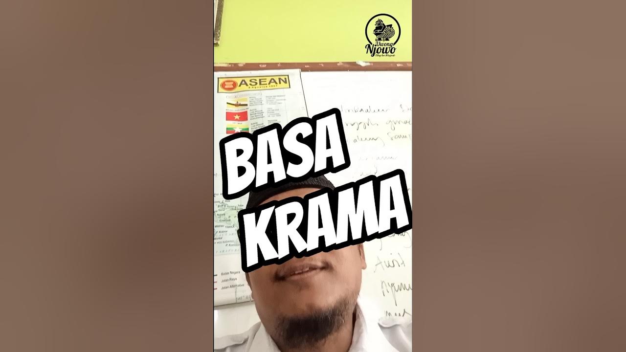 Kosa Kata Basa Krama - YouTube