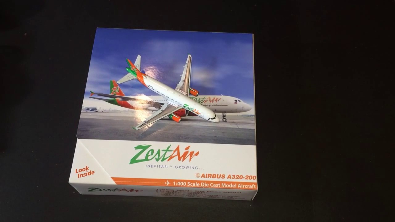 Gemini jets Zest Air 1:400 unboxing - YouTube