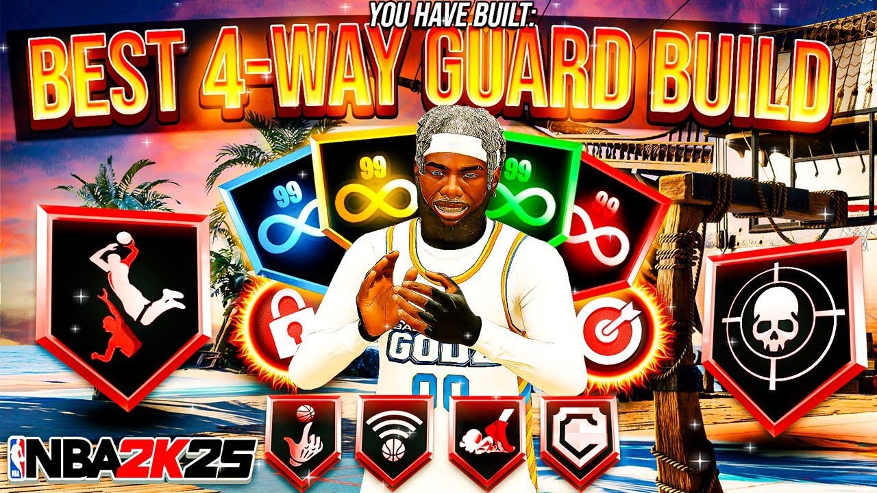 NEW BEST ALL AROUND GUARD BUILD IN NBA 2K25! BEST DO IT ALL GUARD BUILD ...