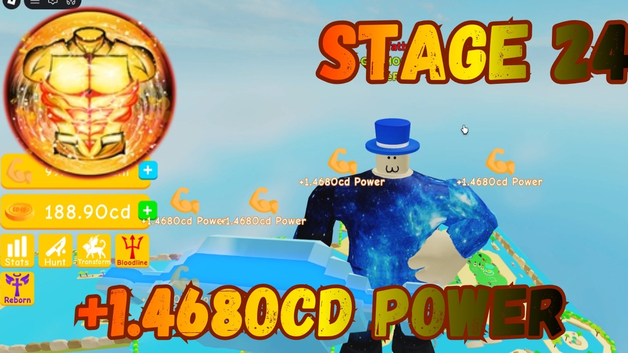 I Unlocked Stage 24 After 70 Hours In ROBLOX No Limit Lifting Simulator ...